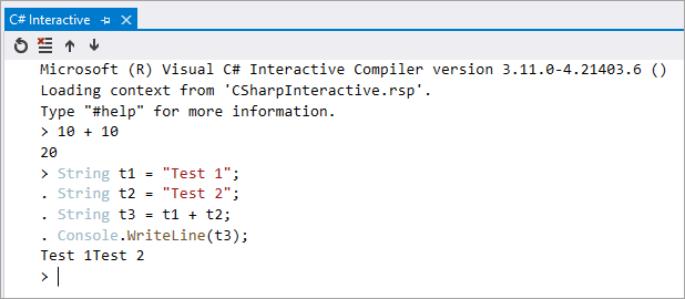 Something like a Command Window - Microsoft Q&A
