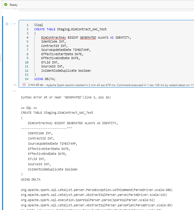 How to Create Delta Table in Azure Synapse Analytics with Id Auto ... How to Create Delta Table in Azure Synapse Analytics with Id Auto ...