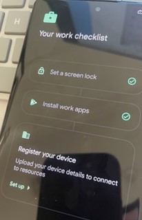 Android Device Enrollment (Corporate Owned Work Profile) - Stuck Trying ...