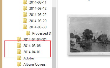 Importing photos from camera in groups (folders) by DATE TAKEN instead ...