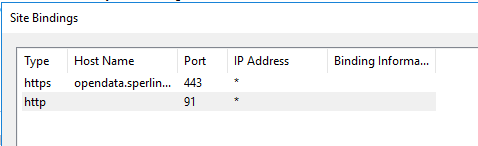 IIS 10 (WinServer 2016): how to enable both HTTPS and HTTP bindings on one site to access the ...