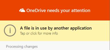 OneDrive locking files? - Microsoft Q&A