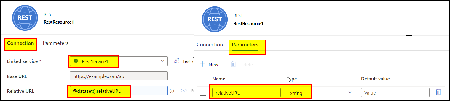 Datafactory Multi Relative URL expressions - Microsoft Q&A