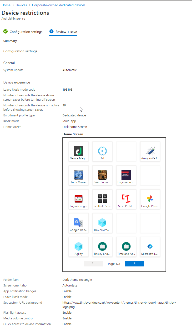 microsoft intunes android allowing users to control screen brightness ...