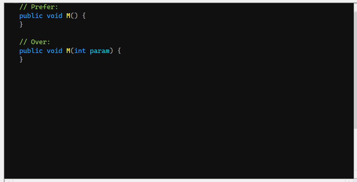 What Exactly Does Avoid Unused Parameters Do Microsoft Qanda