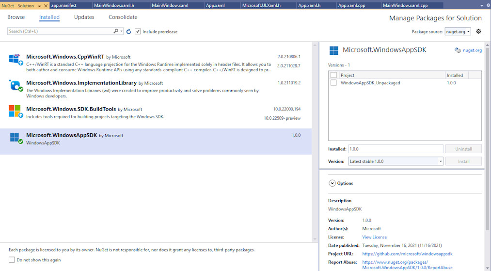Cannot Combine C Winui 3 And Win32 Desktop Application Exe File 5393