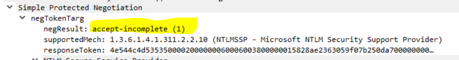 NTLM accept-incomplete - Microsoft Q&A