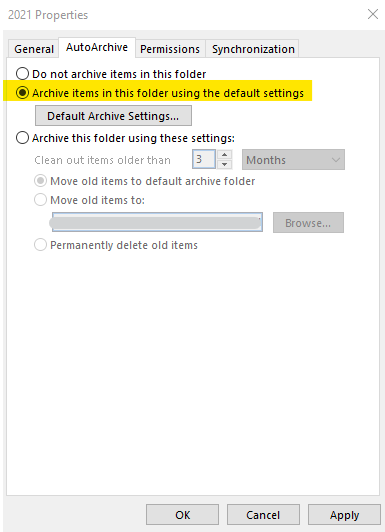 Custom Archive Action: Store by Year/Month Folders - Microsoft Q&A
