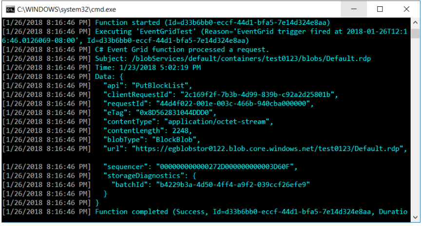 Can I Locally Test Azure Function Event Grid Topic Trigger Locally Cloud Event Schema