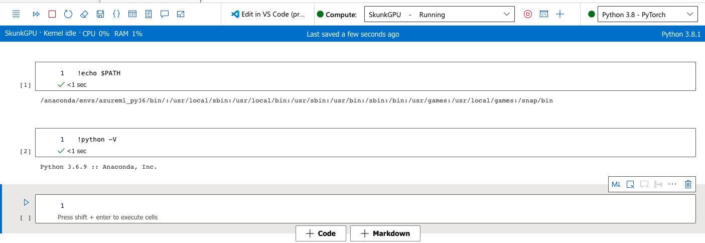 ML Notebooks PATH set for python3.6 not matter what kernel you use ...