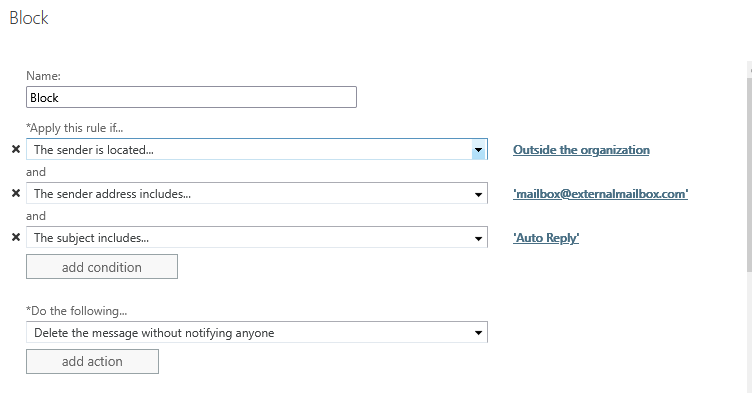Forwarding Mail To An External Address Replying Back With Auto Reply To Sender Microsoft Qanda 1483
