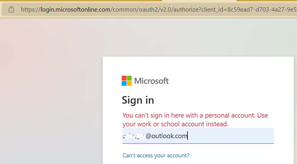 How do I leave TryAppServiceoutlook.onmicrosoft.com tenant? - Microsoft Q&A