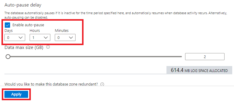 Azure Serversql Database Pausing An Instance Microsoft Qanda