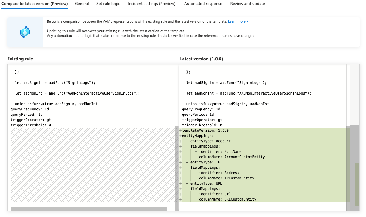 Sentinel Scheduled Analytics rules using automation seems to not ... Sentinel Scheduled Analytics rules using automation seems to not ...