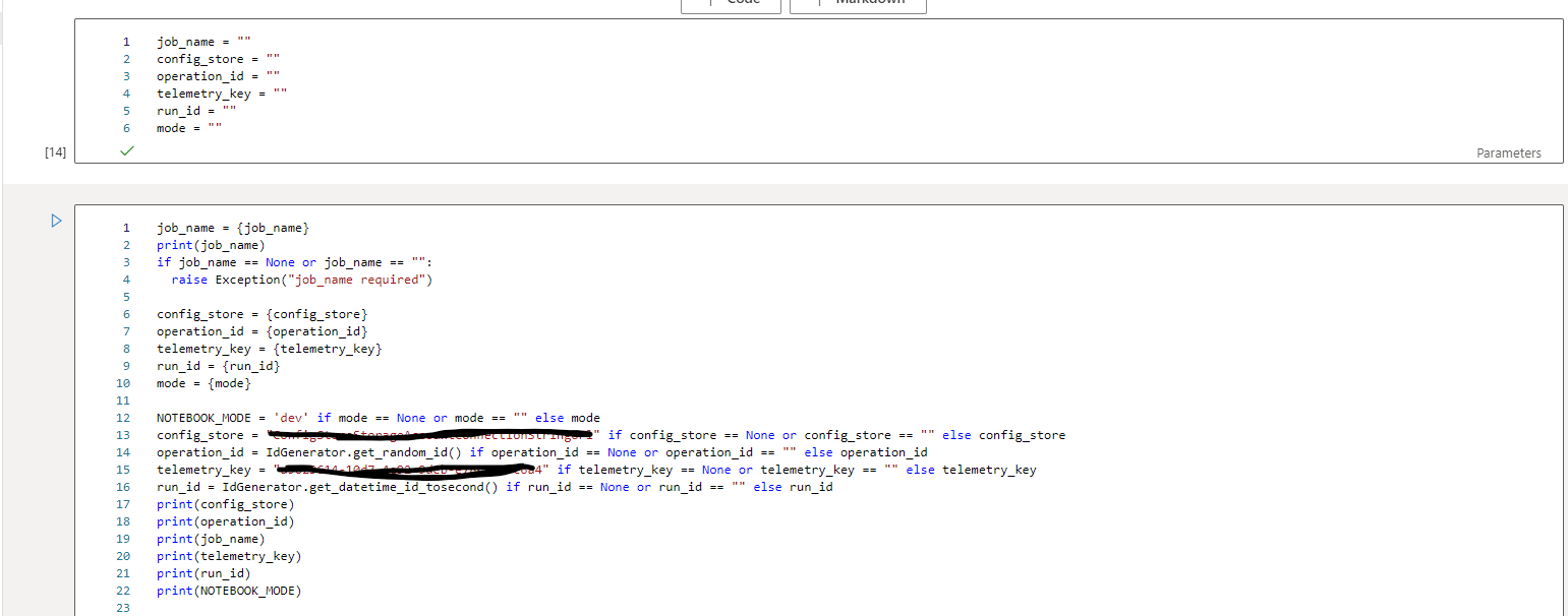 Can not pass the parameter from pipeline in synapse - Microsoft Q&A