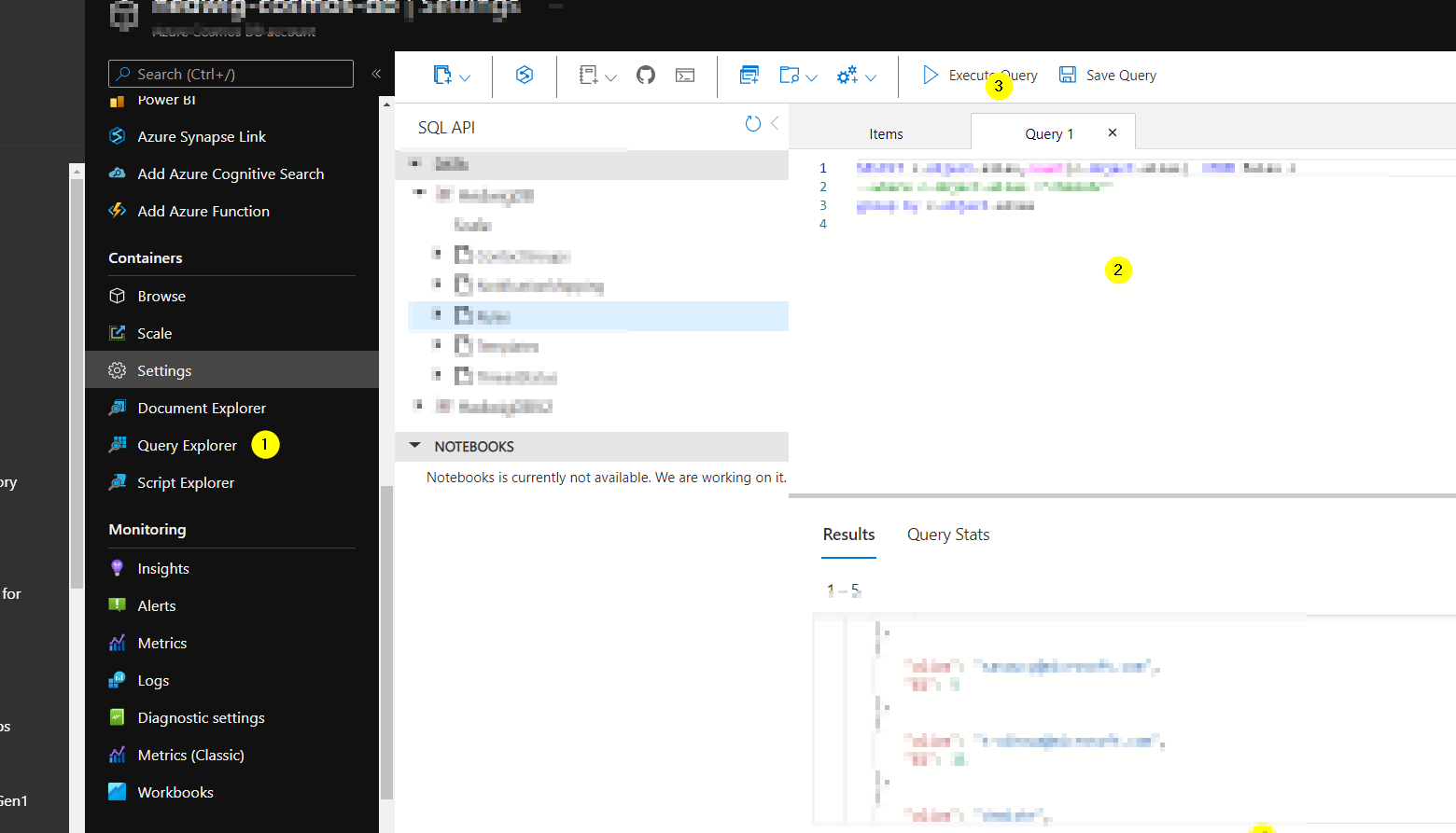 Getting One Or More Errors Occurred Message { Errors [ Cross Partition Query Only Supports