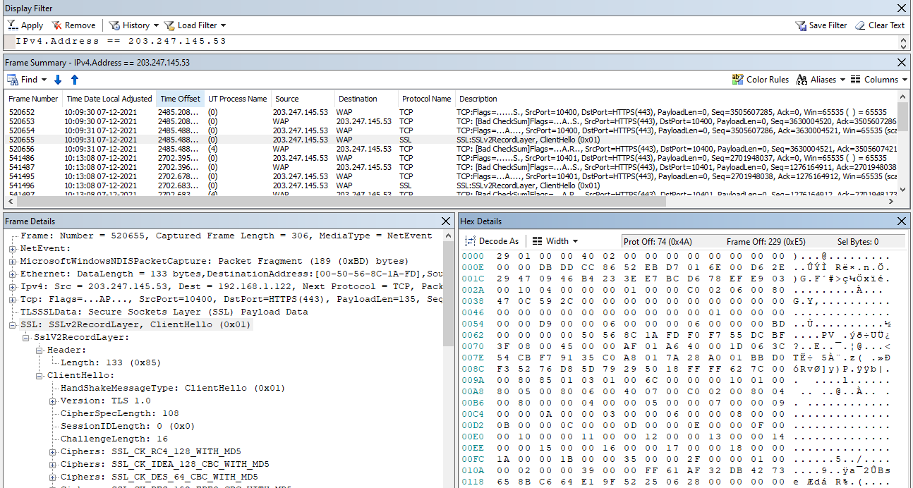 Traffic logging on WAP with Pass-through autentication - Microsoft Q&A