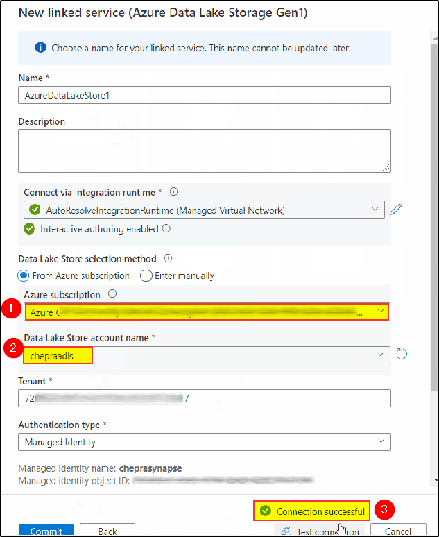 Is there a way to link ADLS-Gen1 storage to Azure-Synapse? - Microsoft Q&A
