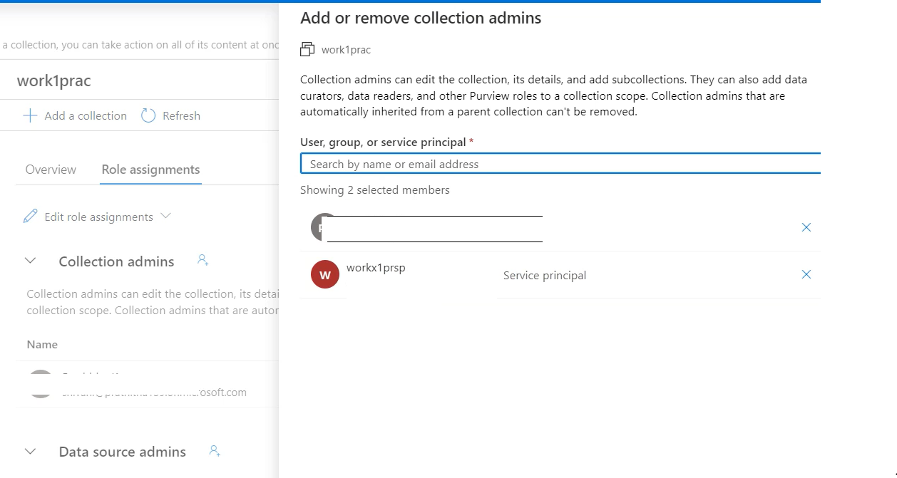 Unable To Retrieve Metadatapolicy From Purview Policy Store After Giving Collection Admin Role