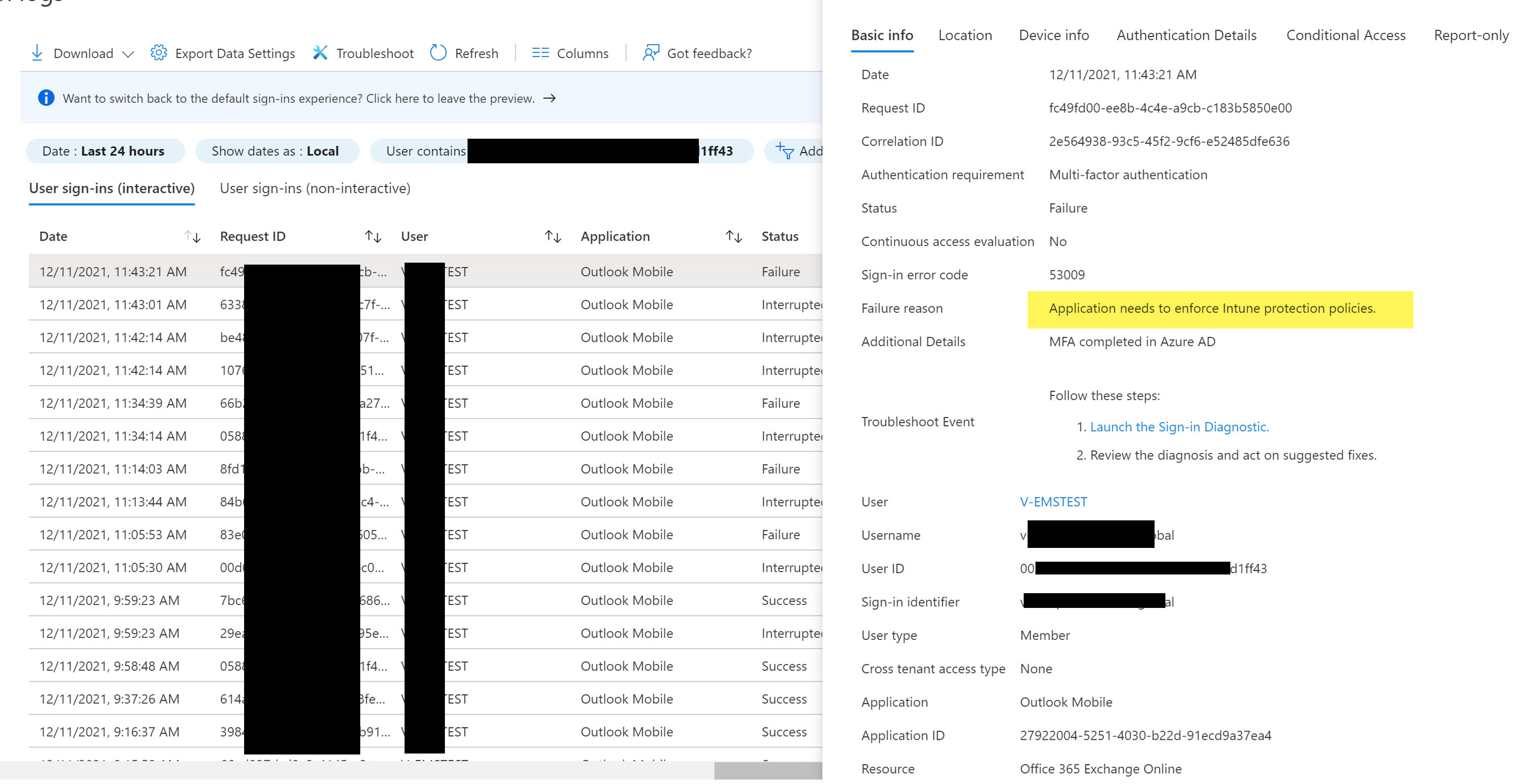 App Protection Policy is not working with Conditional Access Policy - Microsoft Q&A