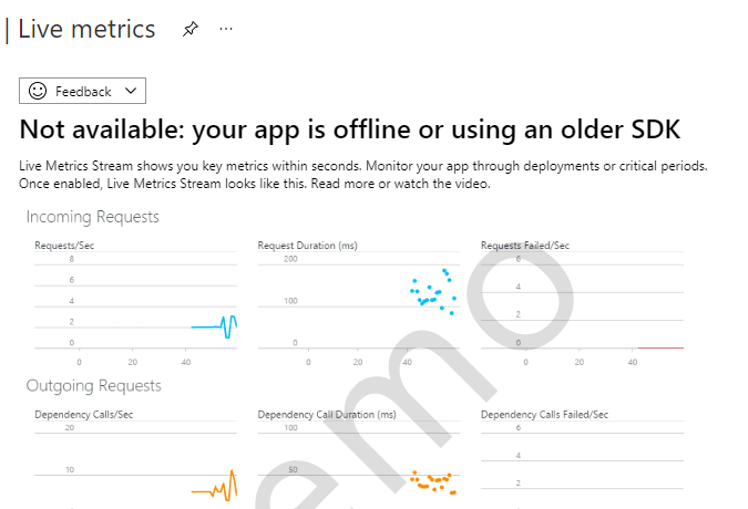 Application Insight Live Metrics Not Working For Existing Asp Core Iis Application