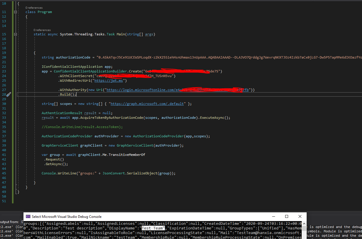 Get All The Azure Ad Group Names Transitive Of The Signed In User Using Microsoft Graph