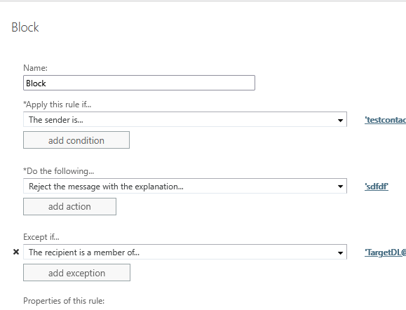 Exchange Online rules not working as expected - Microsoft Q&A