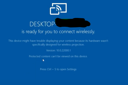 How To Wireless display to Surface Pro 11 - Microsoft Q&A