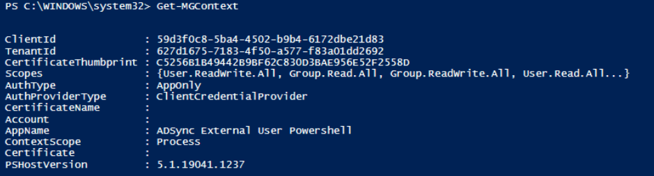 MGGraph Insufficient Privileges to complete the operation - Microsoft Q&A