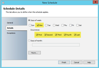 orchestrator runbook schedule - Microsoft Q&A