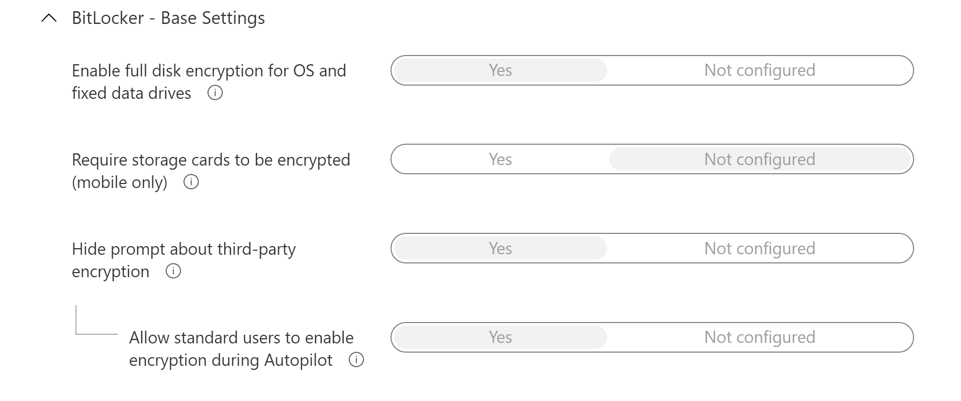 Intune Silent Enable Bitlocker - Microsoft Q&A