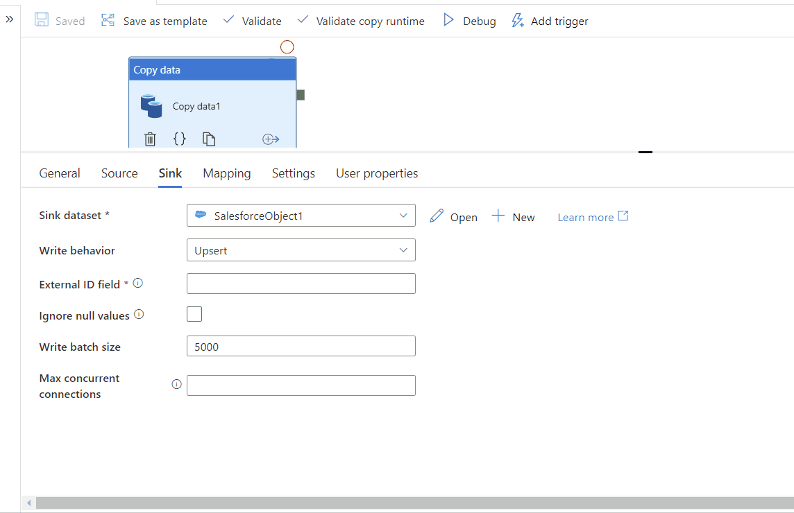 Issue With Azure Data Factory Salesforce Connector In Copy Activity Microsoft Qanda
