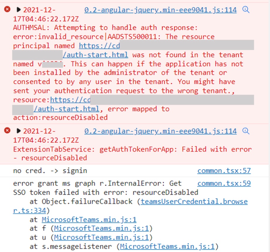 Can't get token resourceDisabled AADSTS500011 - Microsoft Q&A