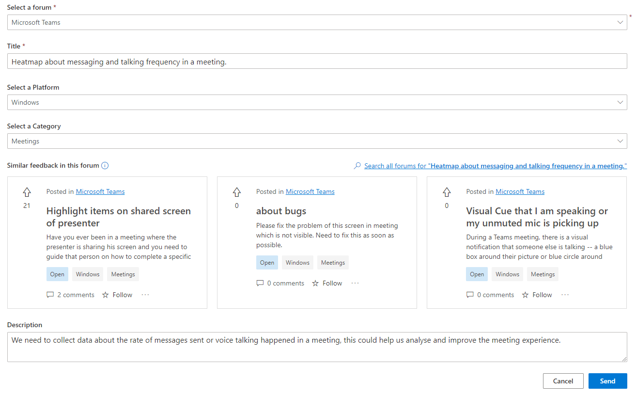 MS Teams metrics to build heatmap for who talks the most during a ...