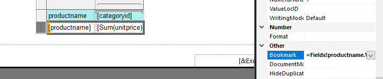 SSRS report - Group name based Bookmarks - Microsoft Q&A