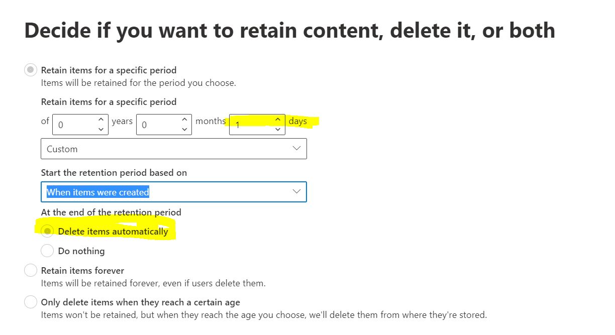 The Retention hold library has not been removed from a user after the ...