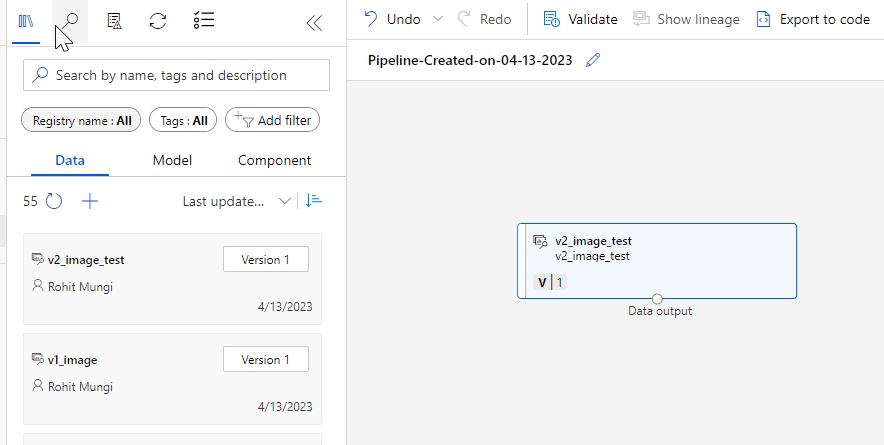 How to Create File based data set for Image Classification in Azure ML Designer - Microsoft Q&A