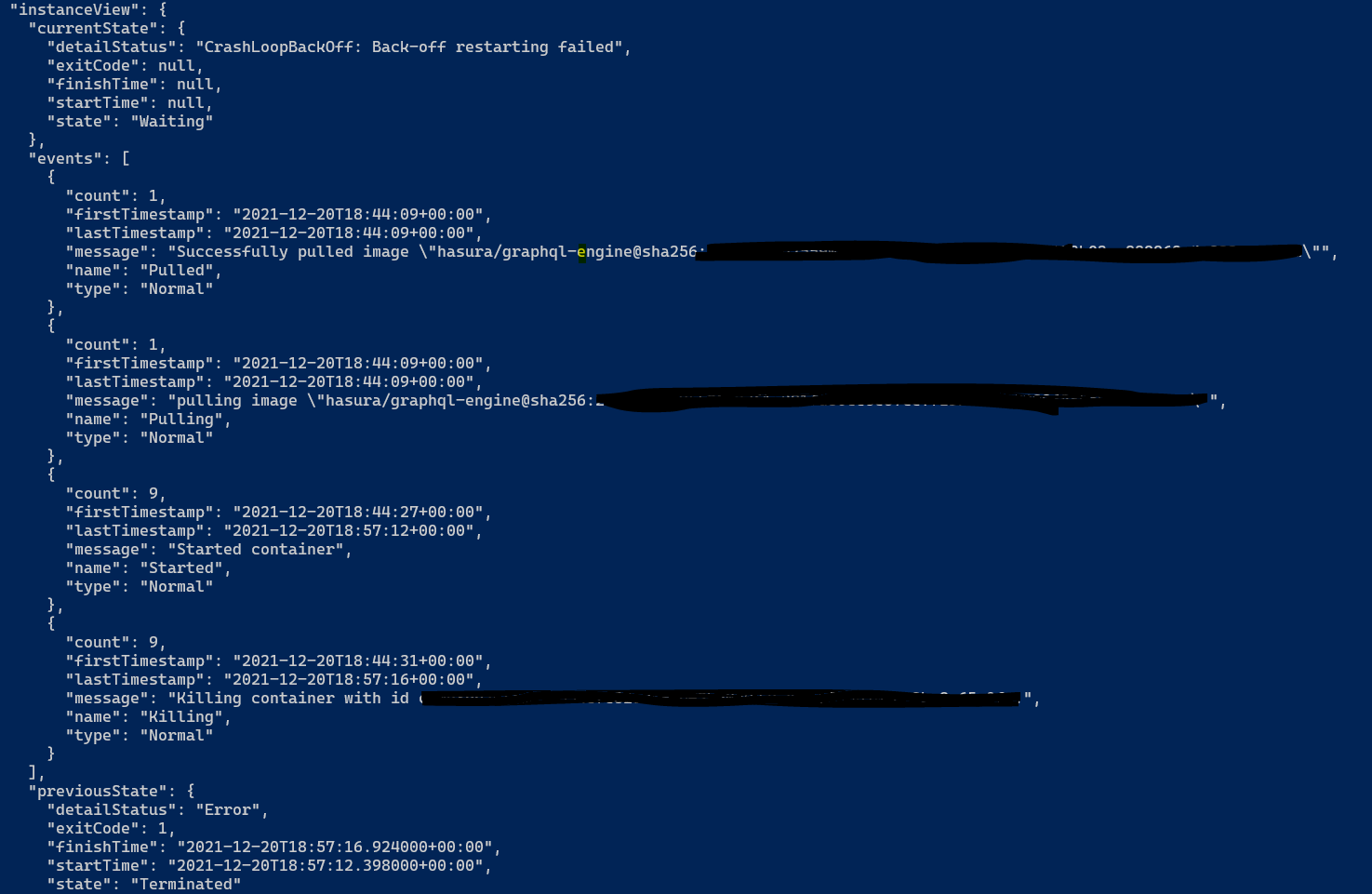 ACI Container stuck in Waiting state after deployment - Microsoft Q&A