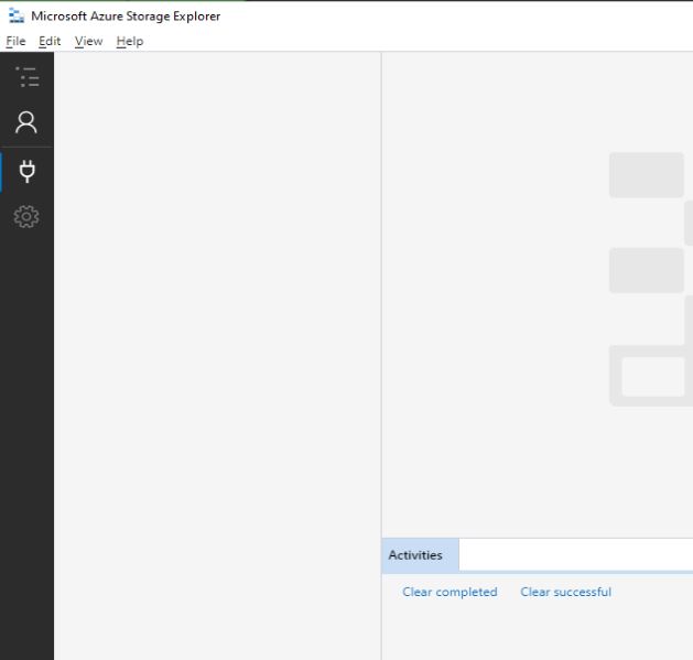 Why can't I see Explorer in Azure Storage Explorer - Microsoft Q&A Why can't I see Explorer in Azure Storage Explorer - Microsoft Q&A