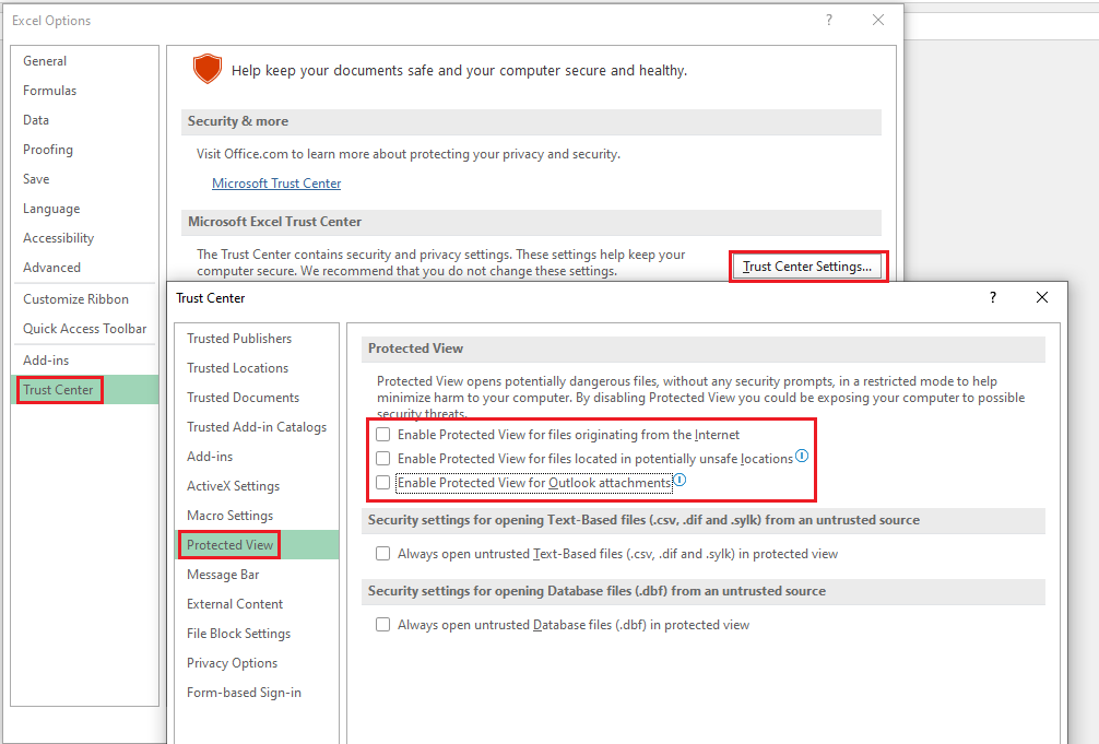 Excel Protected View Sharepoint Online Microsoft Qanda