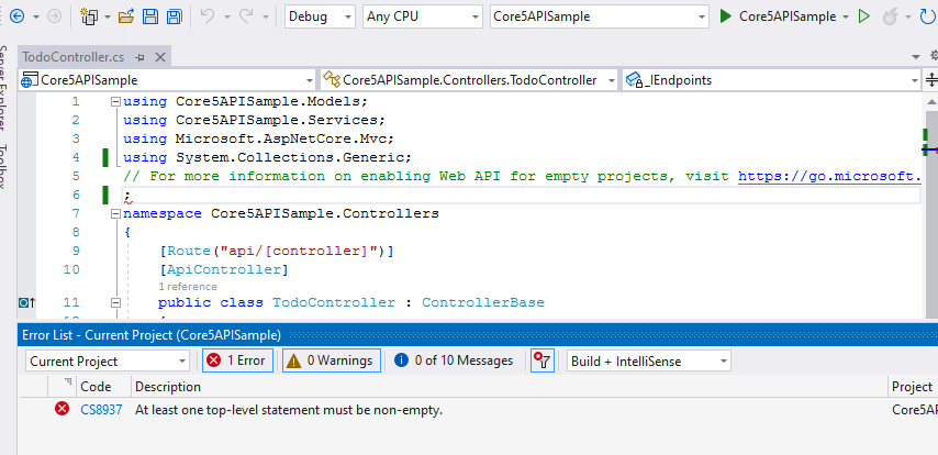 Aspnet Core 5 Quit Without Running Microsoft Qanda 9979