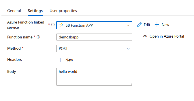 How to link Service Queue Function App in ADF - Microsoft Q&A