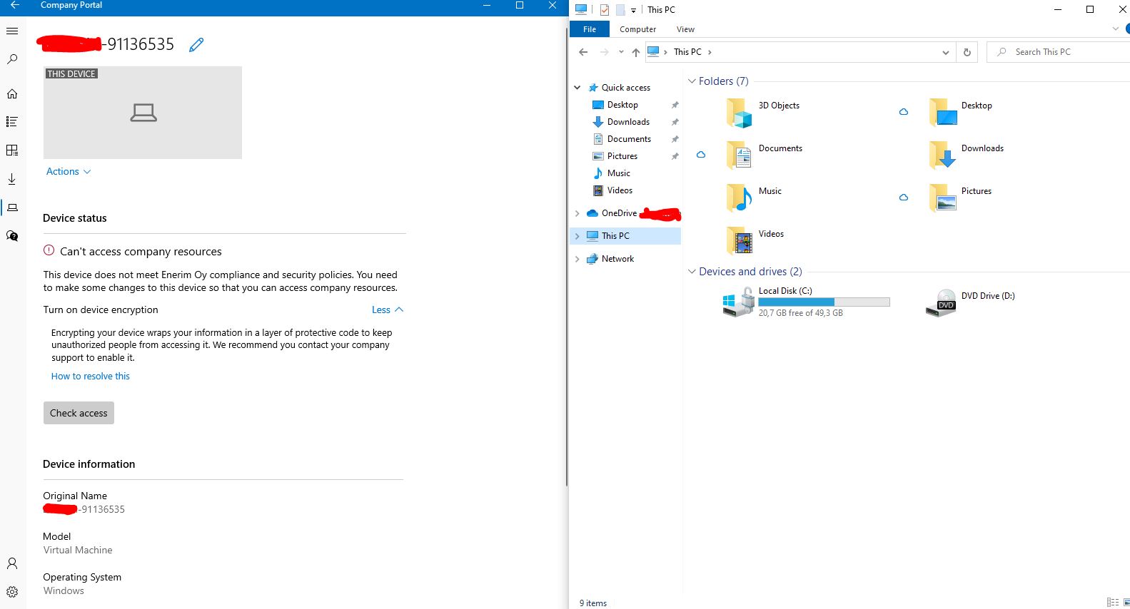 Compliance does not detect Bitlocker - Microsoft Q&A