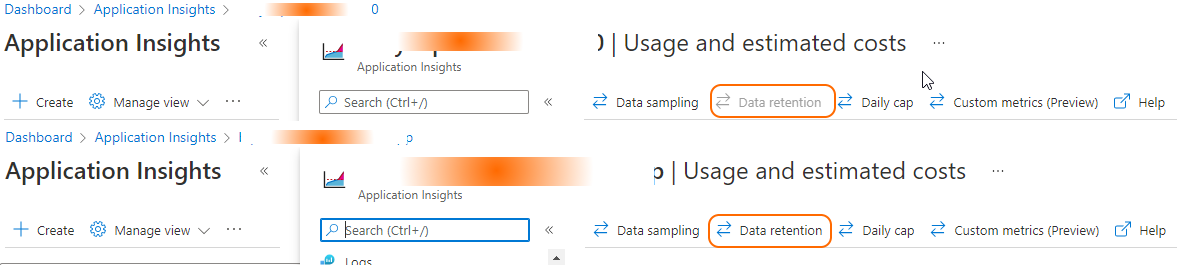 Application Insight difference - Microsoft Q&A