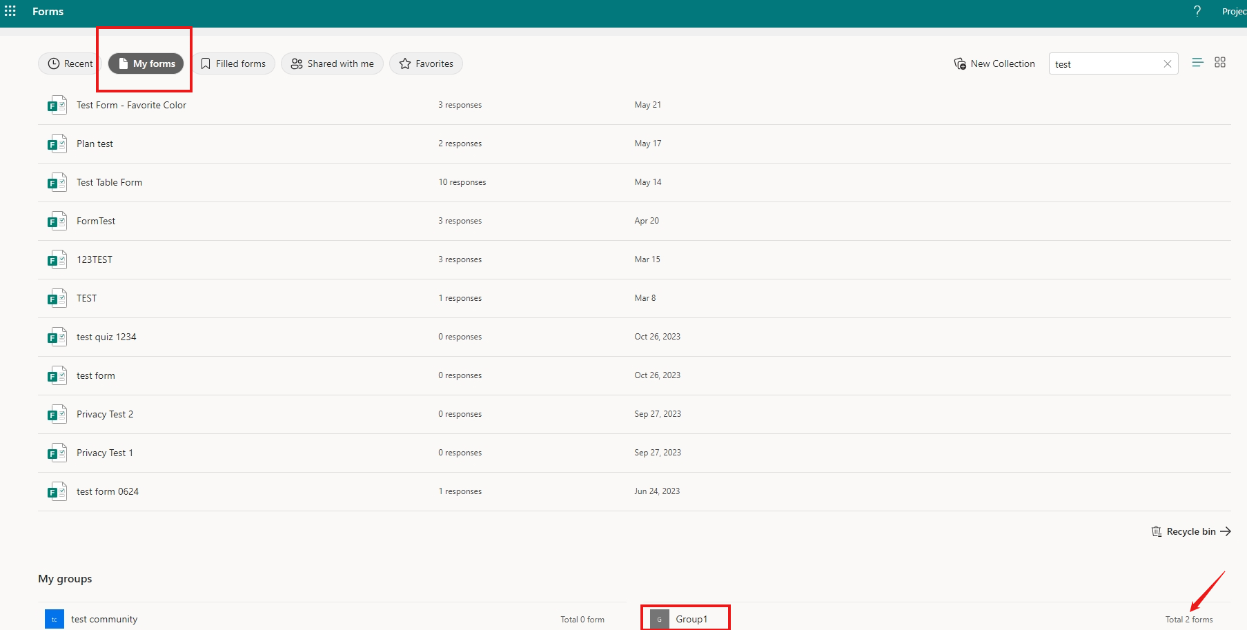 How to access my forms - Microsoft Q&A