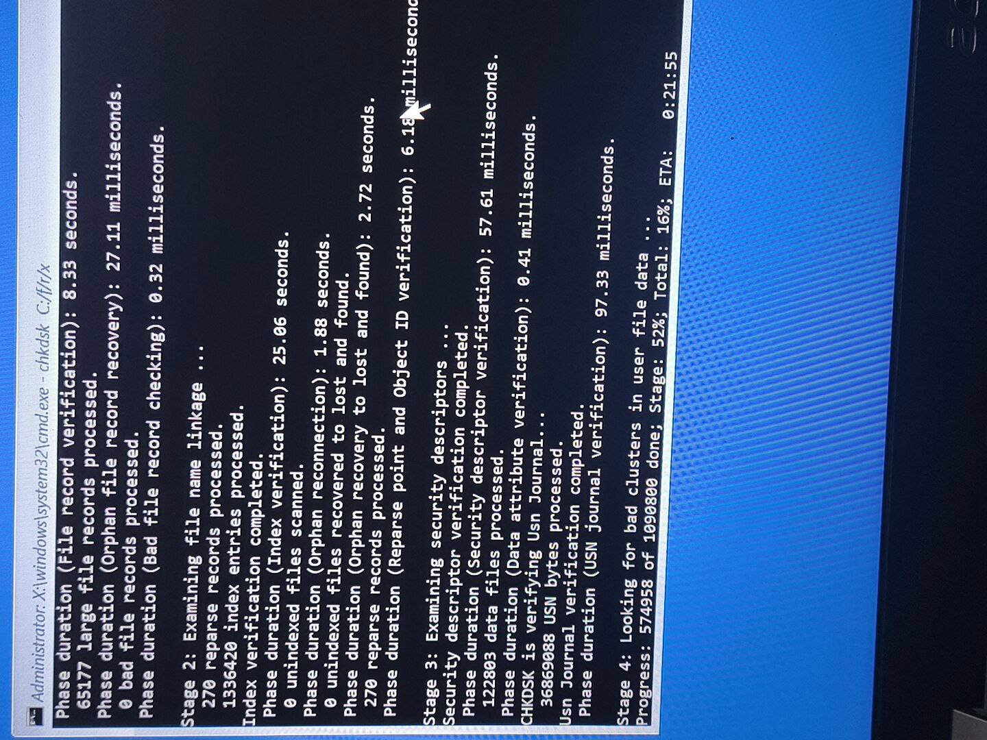 How to fix unmountable boot volume?!! - Microsoft Q&A