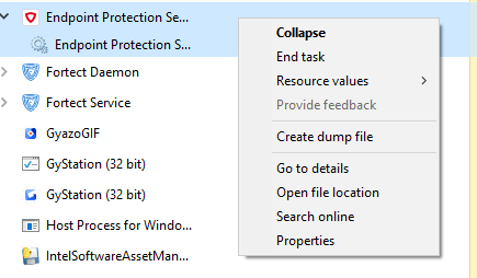 Issues with the Endpoint Protecion Service SDK using too much CPU ...