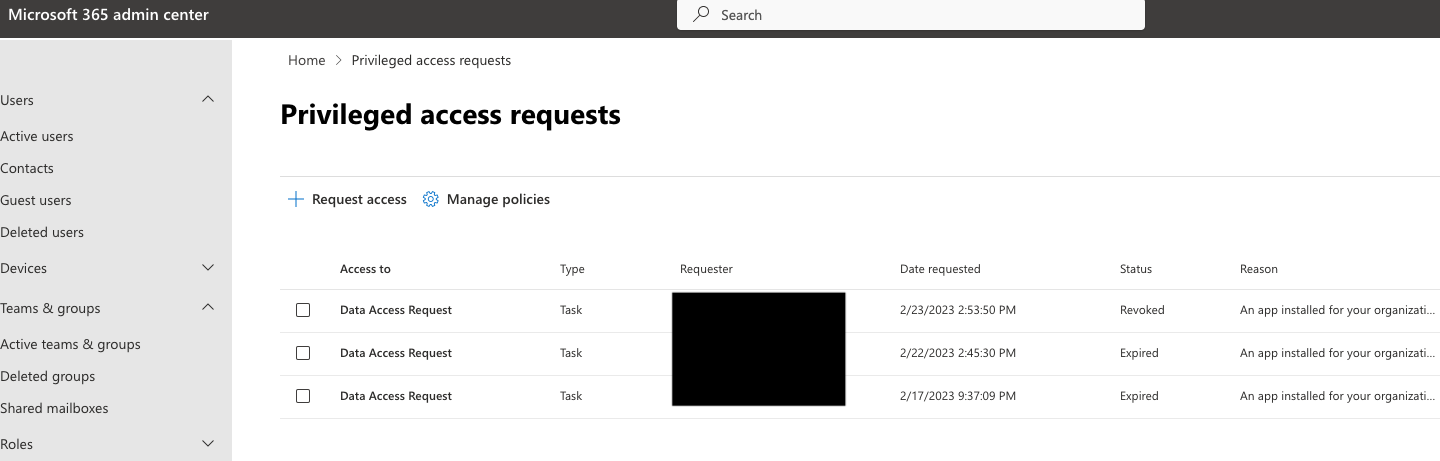 After PAM request revoked, can you regain privileged access - Microsoft Q&A