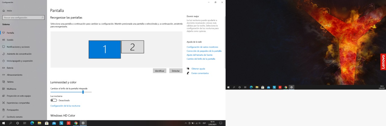 Monitor externo muestra pantalla negra • Windows 10 - Microsoft Q&A