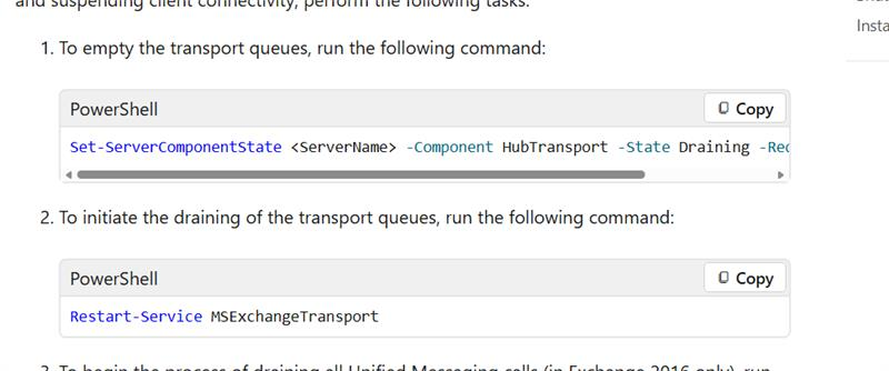 Maintenance mode steps - Microsoft Q&A